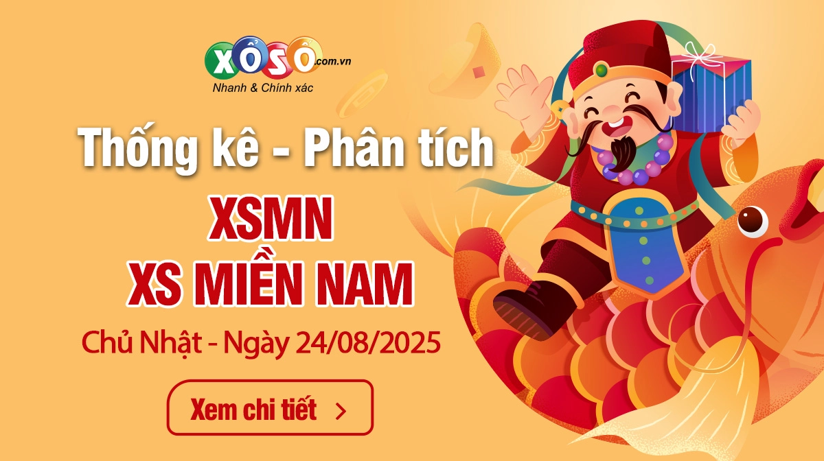 Thống Kê XSMN 24/08/2025 - Tổng Hợp Dữ Liệu Xổ Số Chủ Nhật 24/08